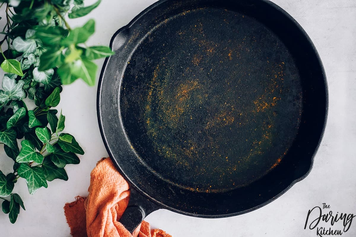 How to Clean A Rusty Cast Iron Skillet - Daring Kitchen