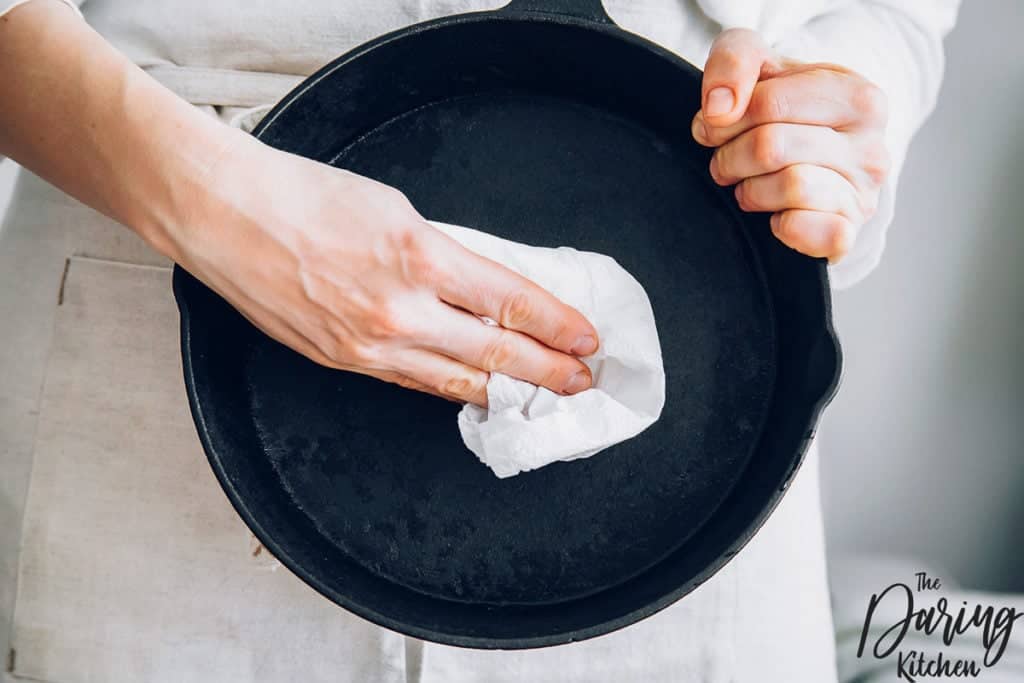 How to Clean A Rusty Cast Iron Skillet - Daring Kitchen