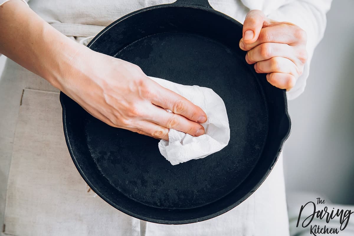 How to Clean A Rusty Cast Iron Skillet - Daring Kitchen