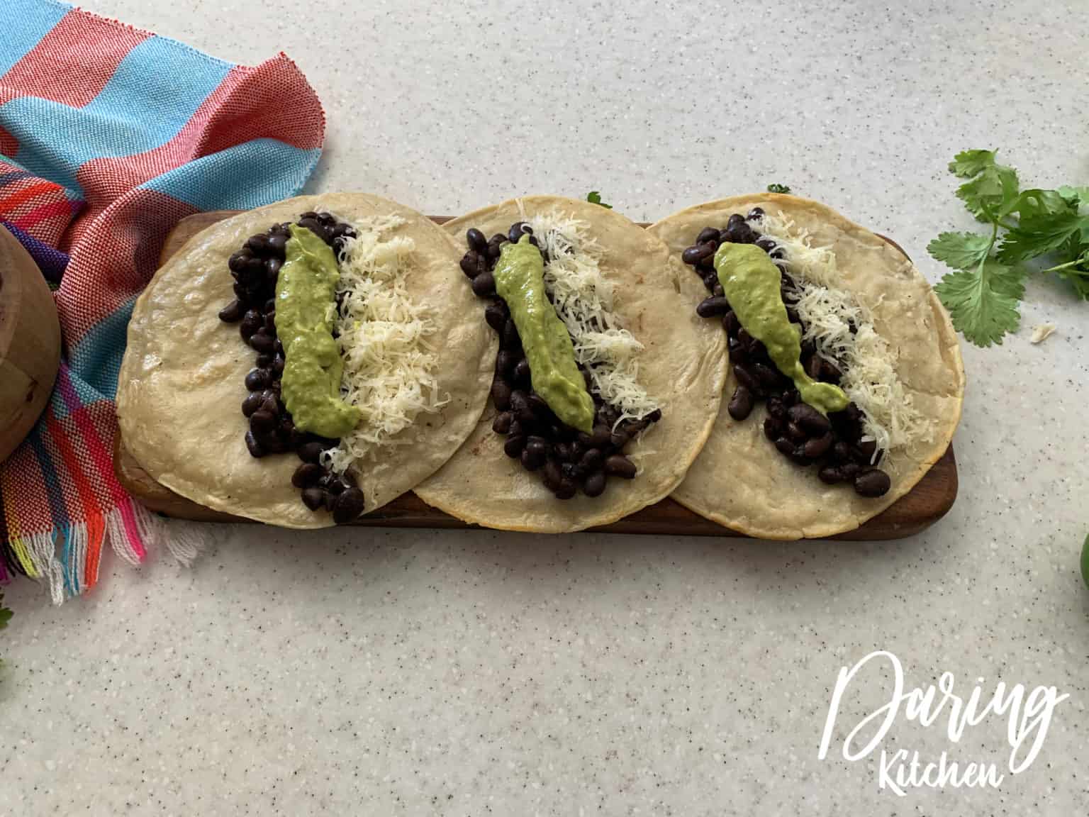 Easy Black Bean Tacos - Daring Kitchen
