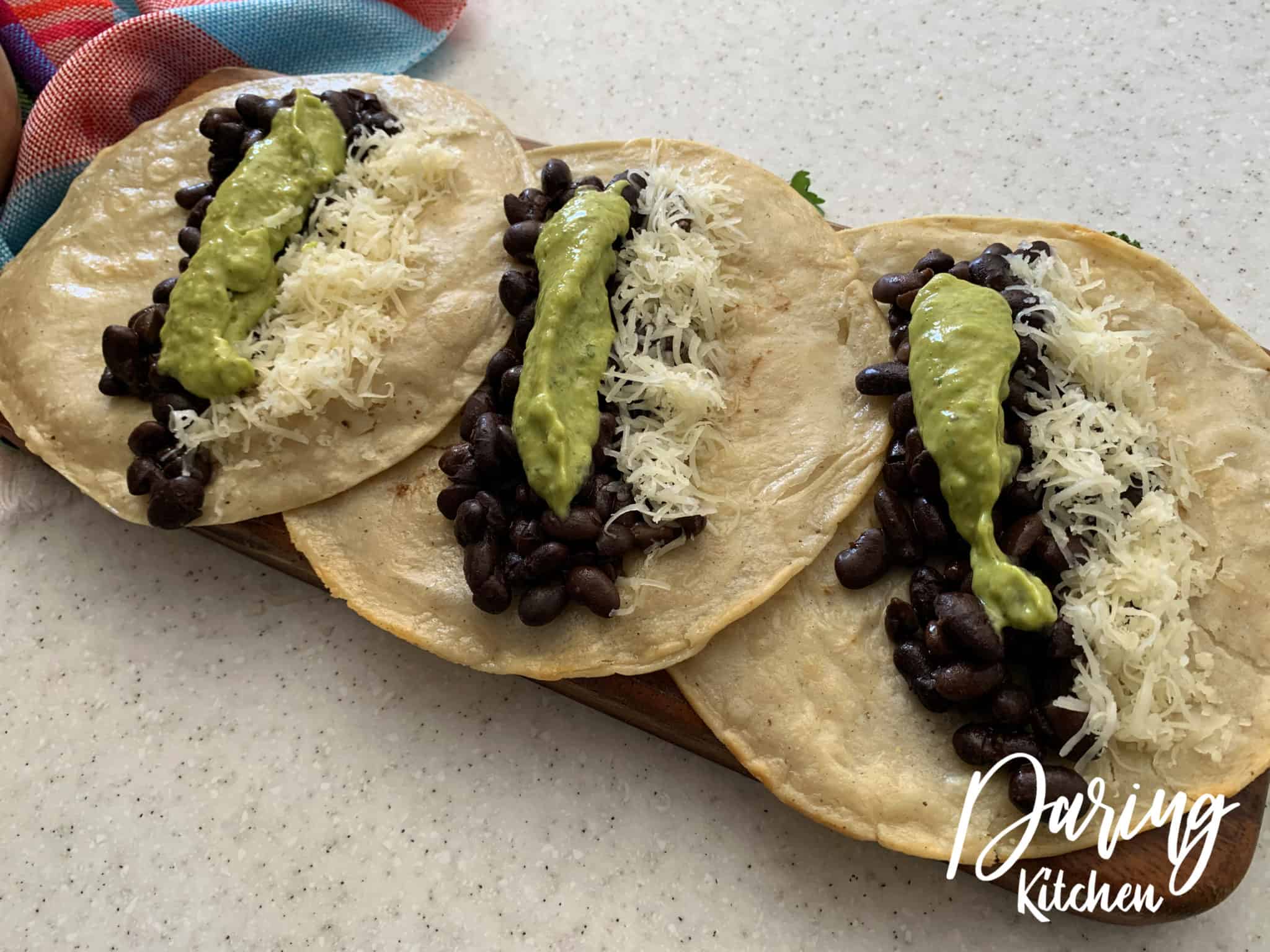 Easy Black Bean Tacos - Daring Kitchen