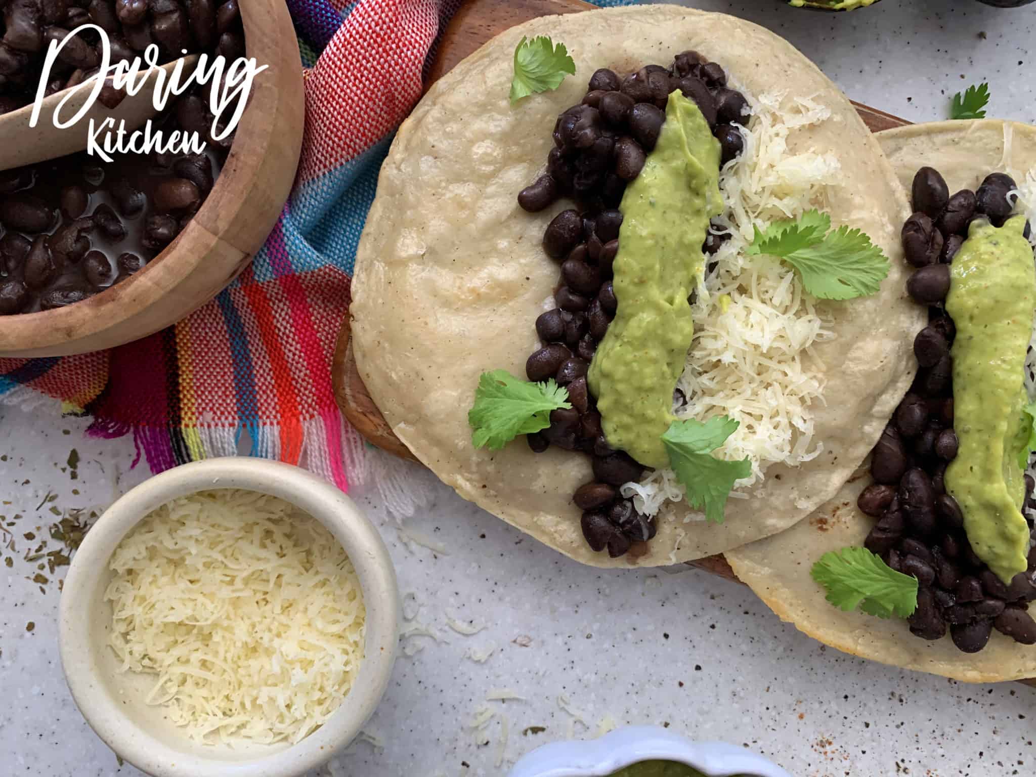 Easy Black Bean Tacos - Daring Kitchen