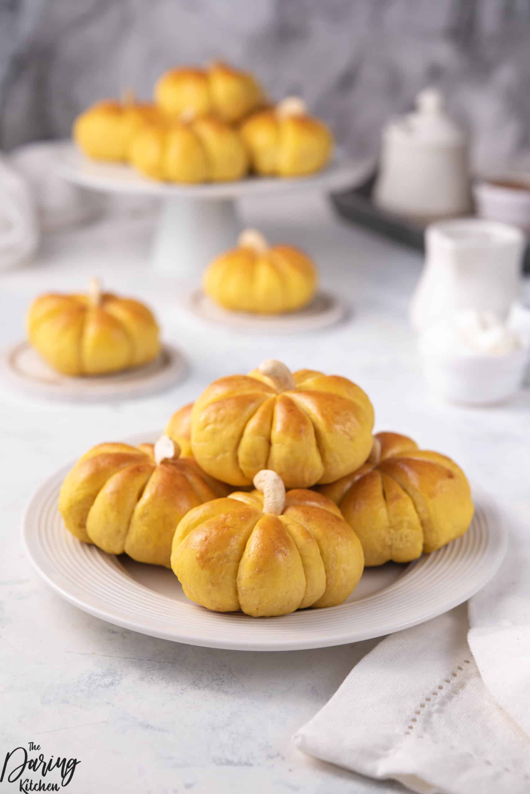 Fluffy Pumpkin Dinner Rolls - Daring Kitchen
