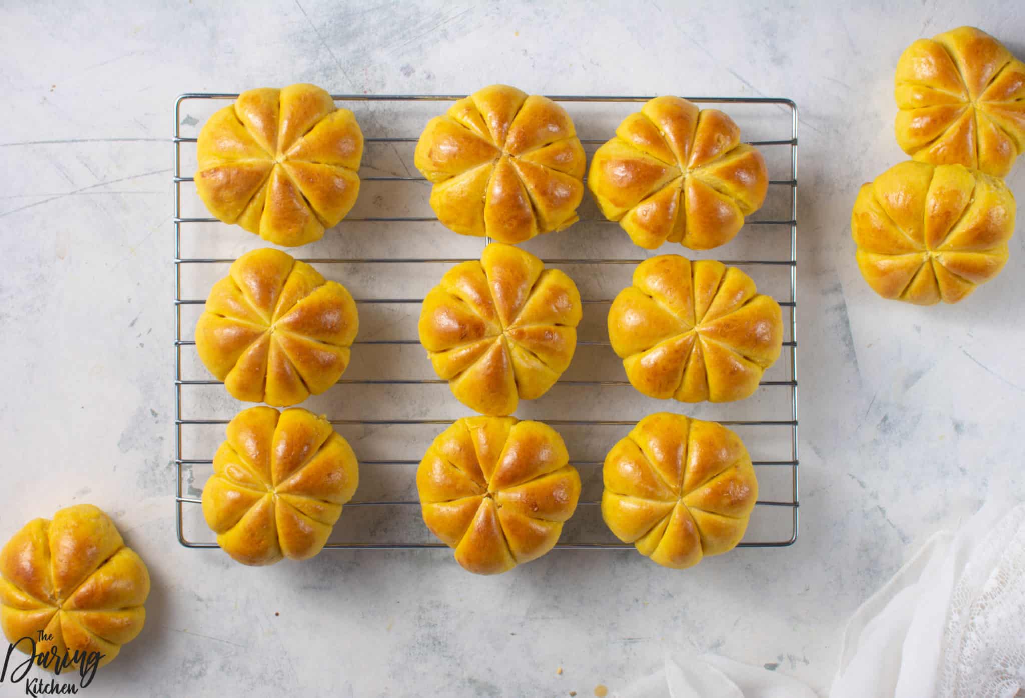 Fluffy Pumpkin Dinner Rolls - Daring Kitchen
