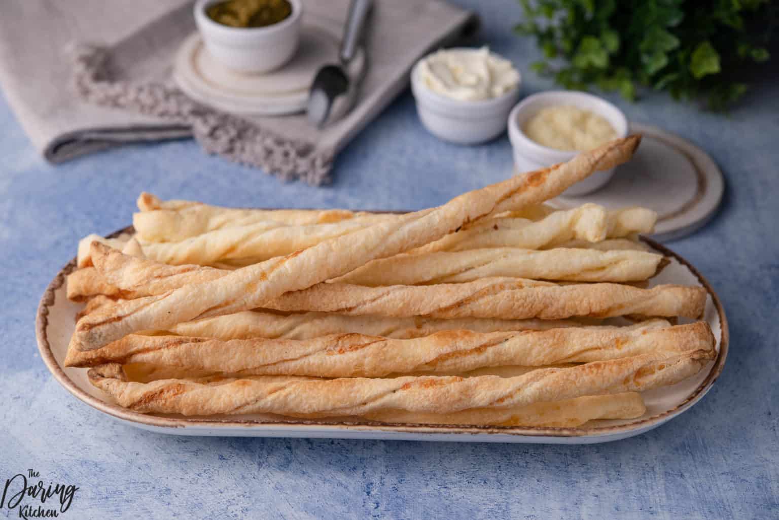 4-Ingredient Puff Pastry Cheese Straws - Daring Kitchen