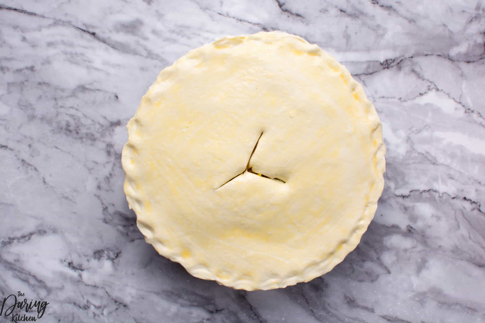 Vegetarian Samosa Pie With Puff Pastry And Veggies! - Daring Kitchen