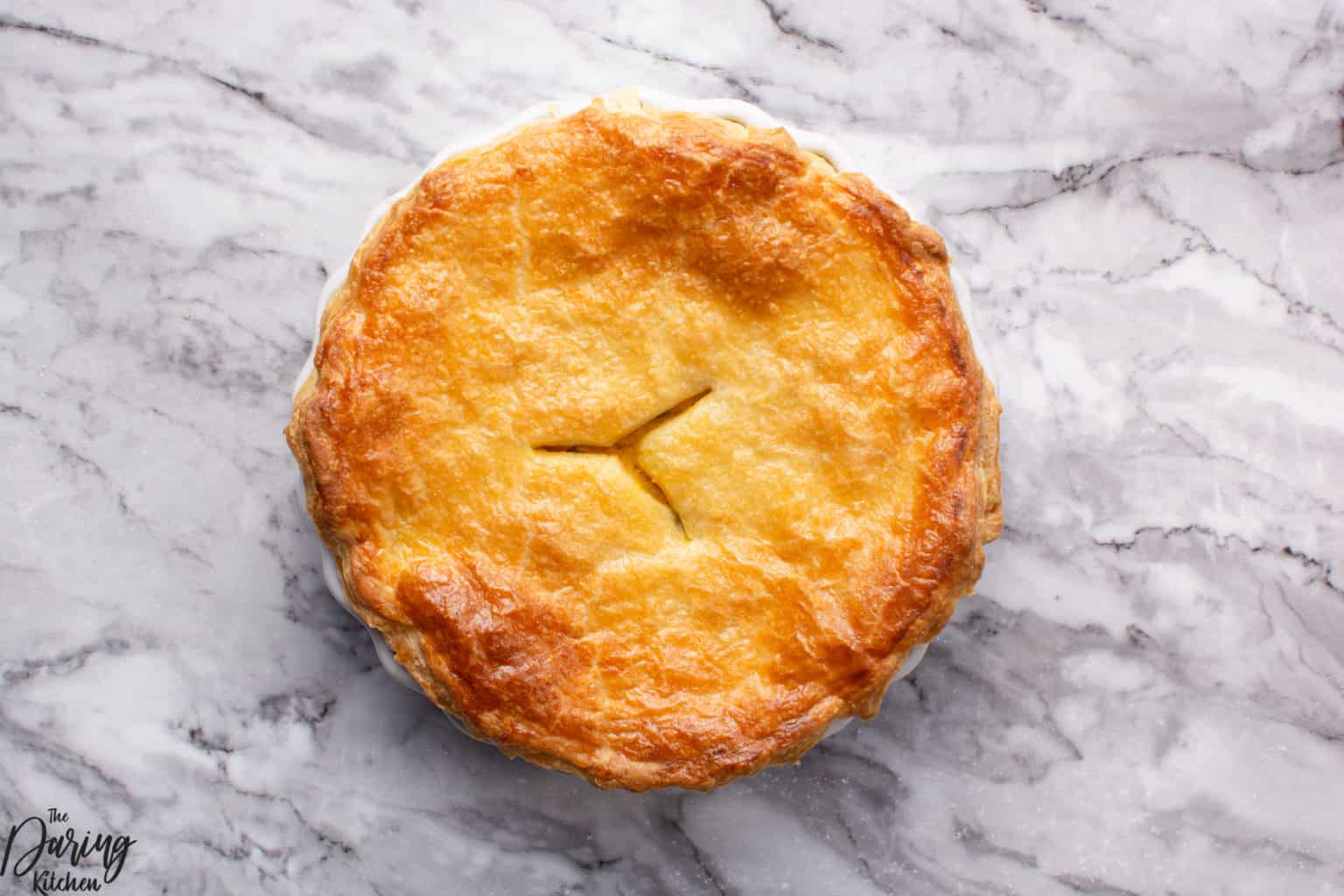 Vegetarian Samosa Pie With Puff Pastry And Veggies! - Daring Kitchen