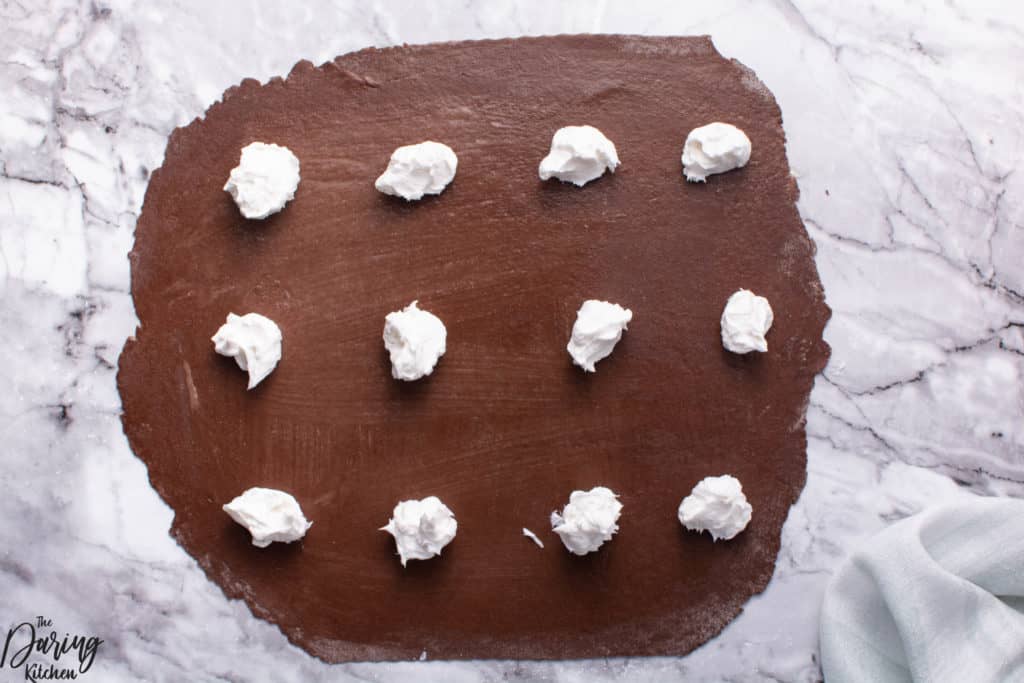 Chocolate Ravioli With Mascarpone And Raspberry Sauce - Daring Kitchen