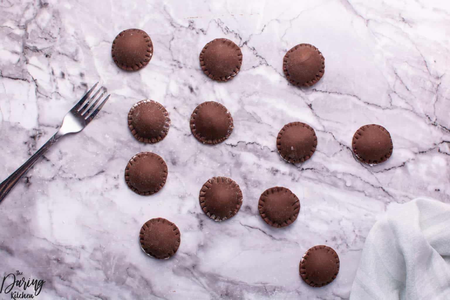 Chocolate Ravioli With Mascarpone And Raspberry Sauce - Daring Kitchen