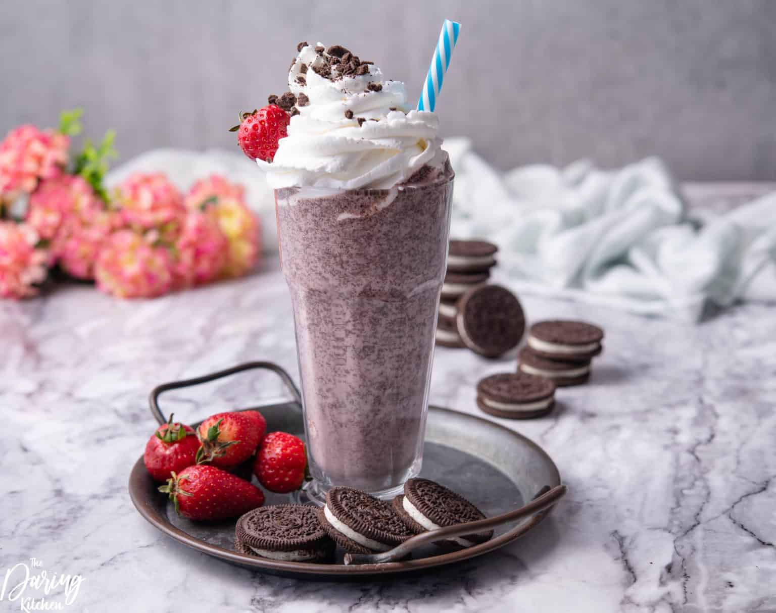 Strawberry Oreo Milkshake - Daring Kitchen
