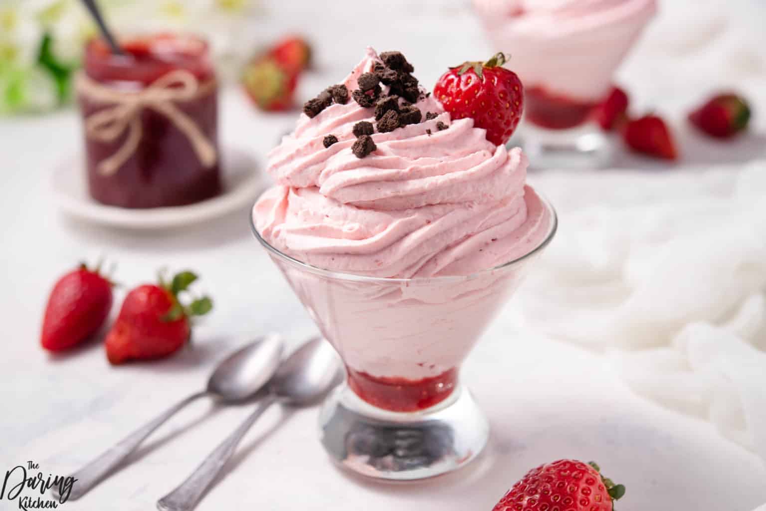 Easy Strawberry Mousse Recipe - Daring Kitchen