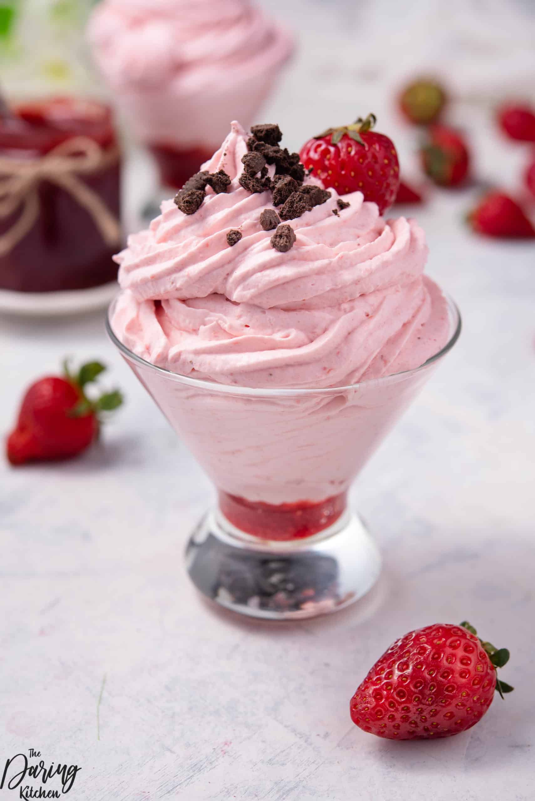 Easy Strawberry Mousse Recipe - Daring Kitchen
