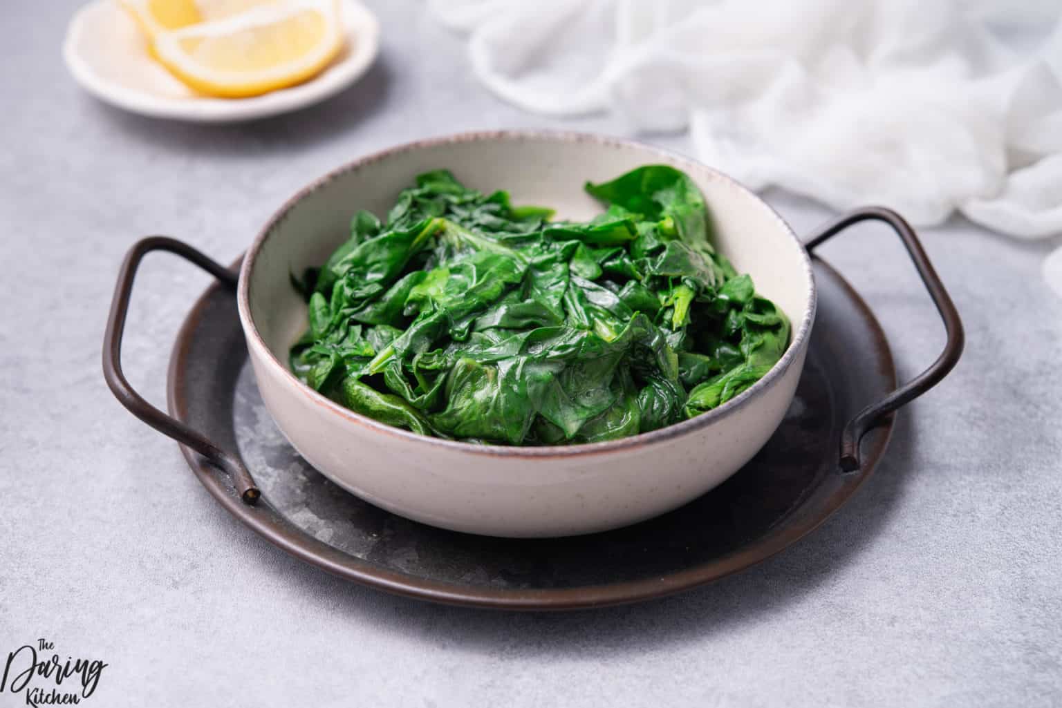 Steamed Spinach - Daring Kitchen