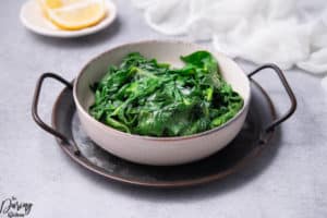 Steamed Spinach - Daring Kitchen