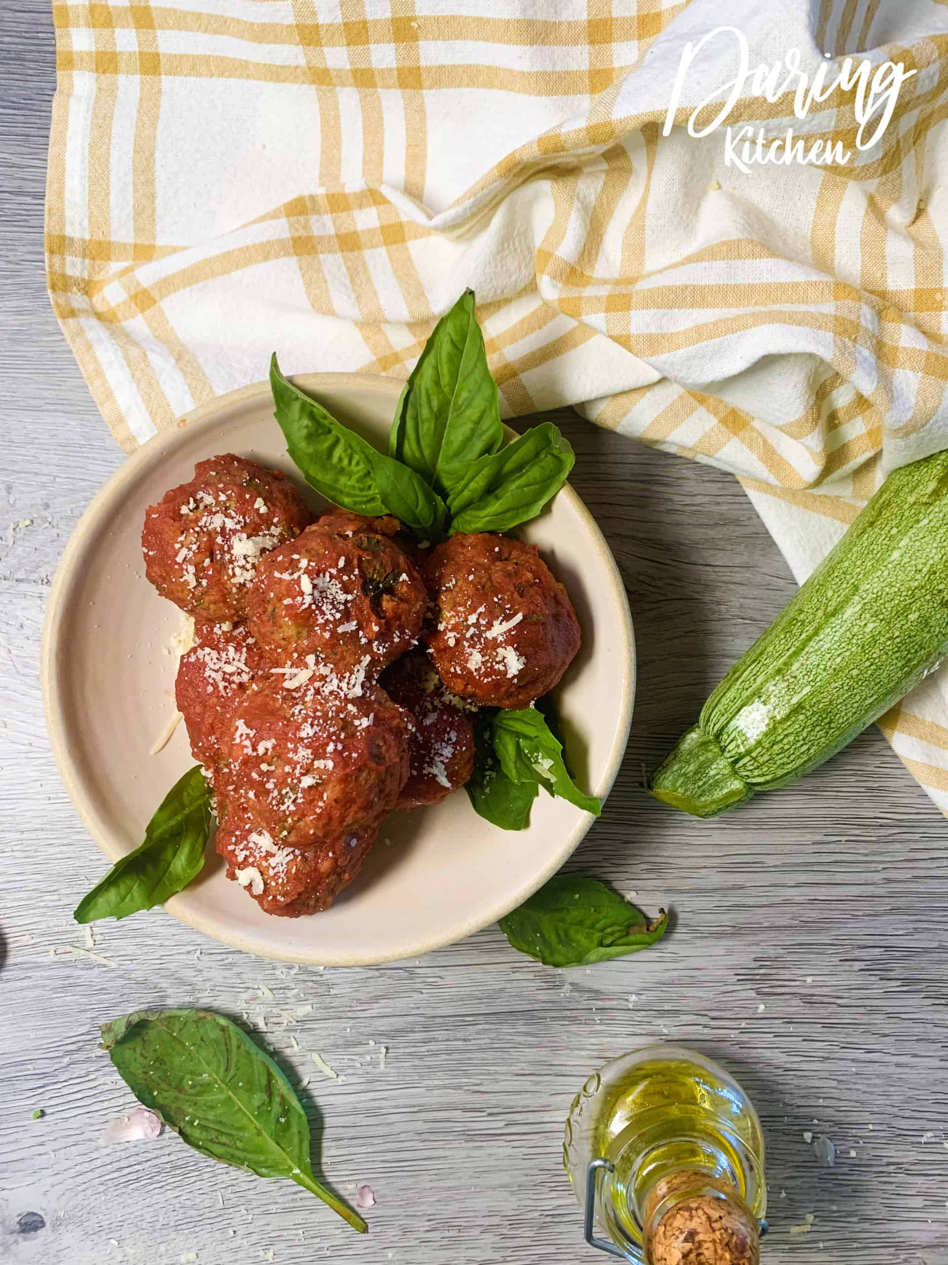 Zucchini Meatballs - Daring Kitchen