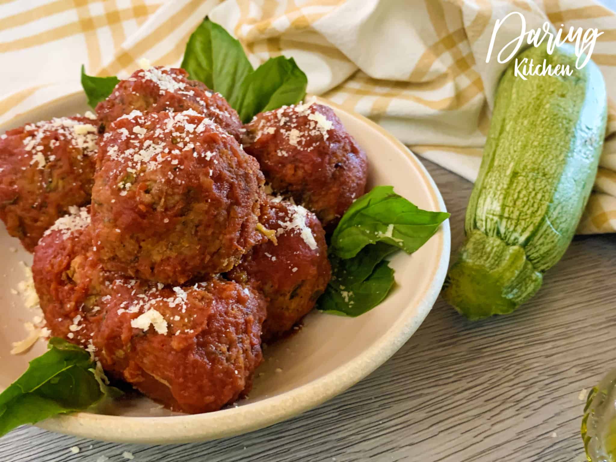 Zucchini Meatballs - Daring Kitchen